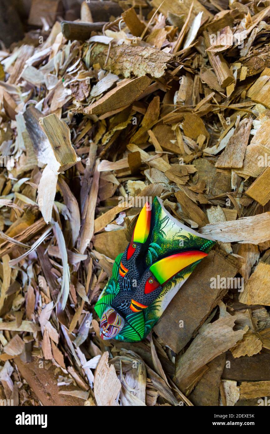 Máscara "Danza de los Diablitos", Boruca (also known as the Brunca or ...