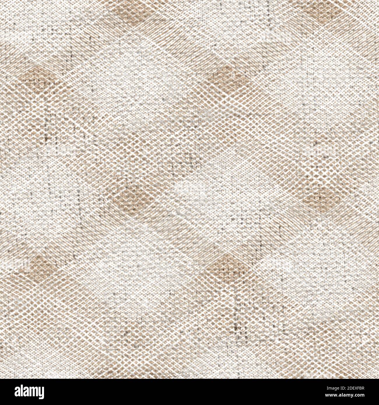 Seamless burlap with white paint pattern overlay Stock Photo - Alamy