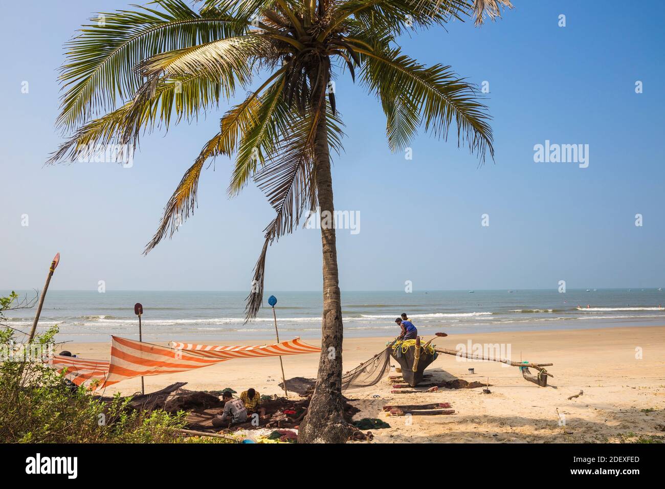 India, Goa, Colva beach Stock Photo - Alamy
