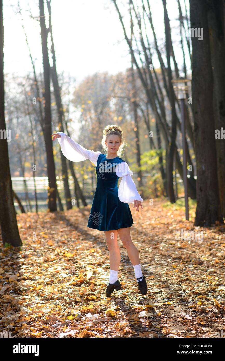 Cheerful beautiful lady dancing street hi-res stock photography and ...