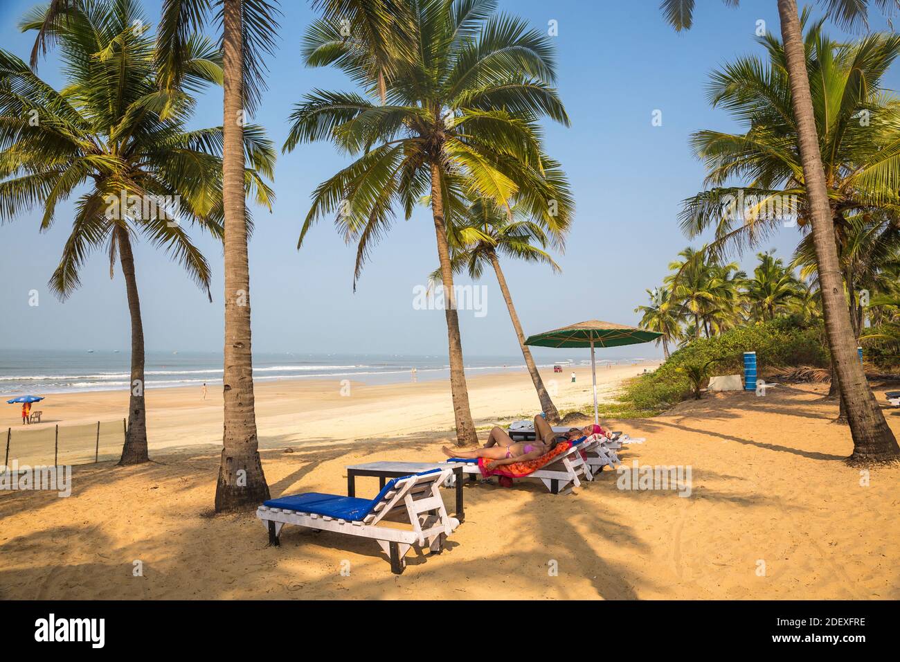 India, Goa, Colva beach Stock Photo - Alamy