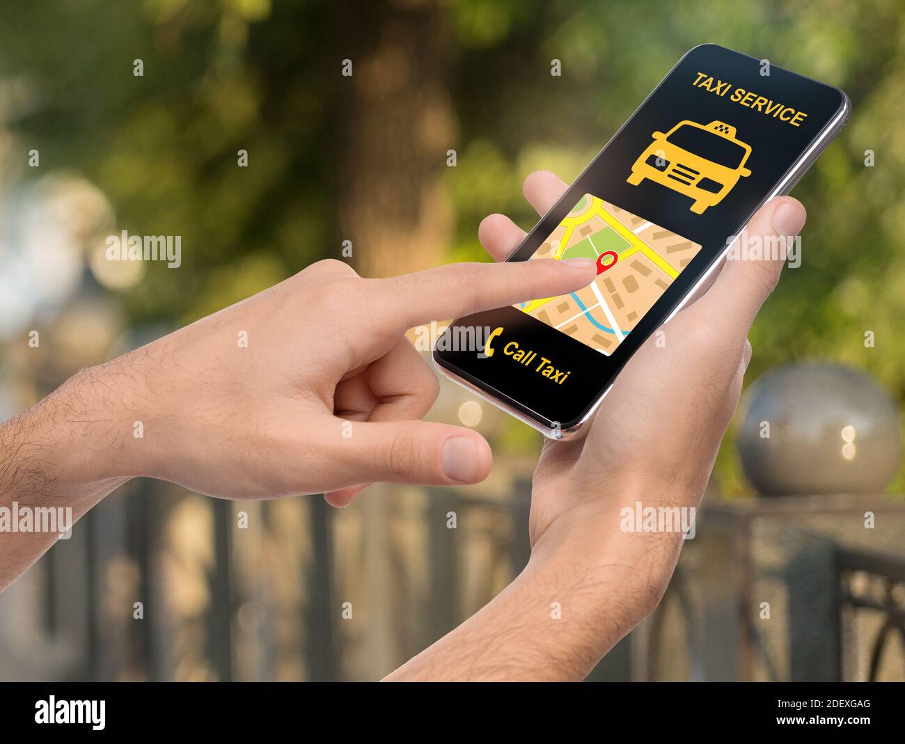 Digital taxi map hi-res stock photography and images - Alamy