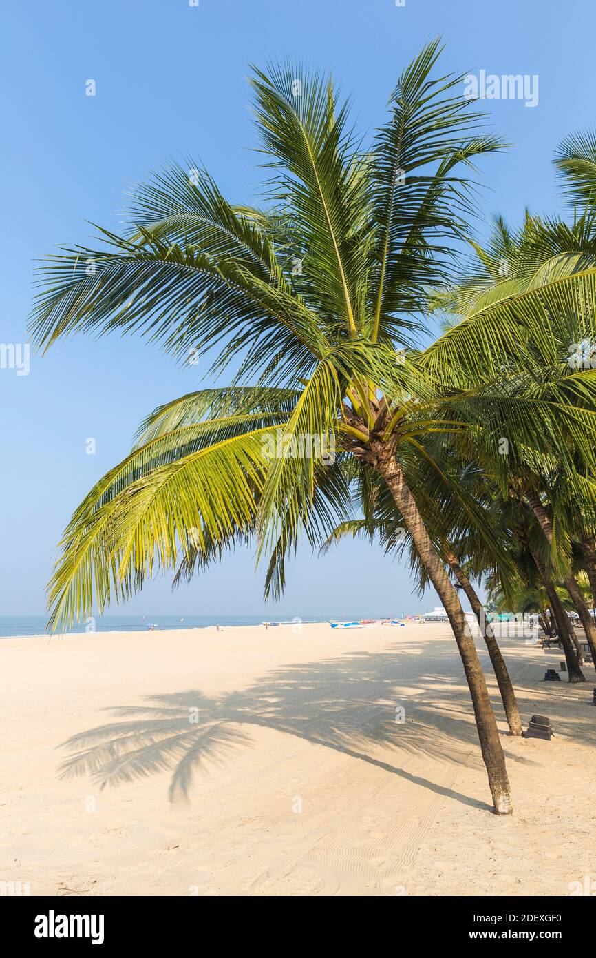 India, Goa, Mobor Beach Stock Photo - Alamy