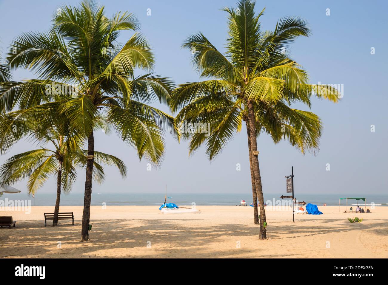India, Goa, Mobor Beach Stock Photo - Alamy