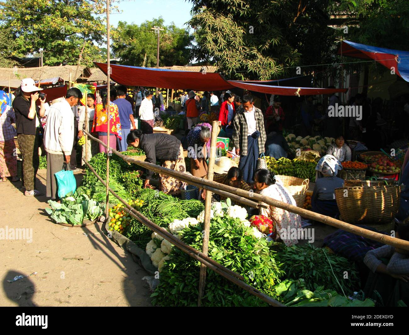 The local market, Bagan, Myanmar Stock Photo - Alamy