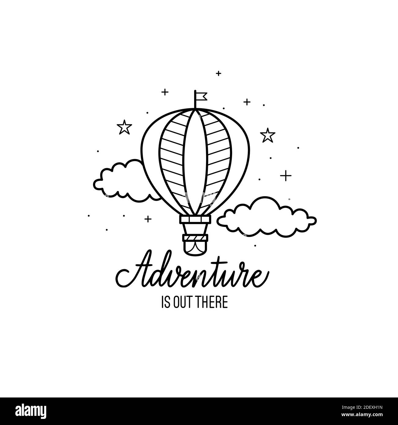 Adventure out there vector travel nice flat design Stock Vector Image ...