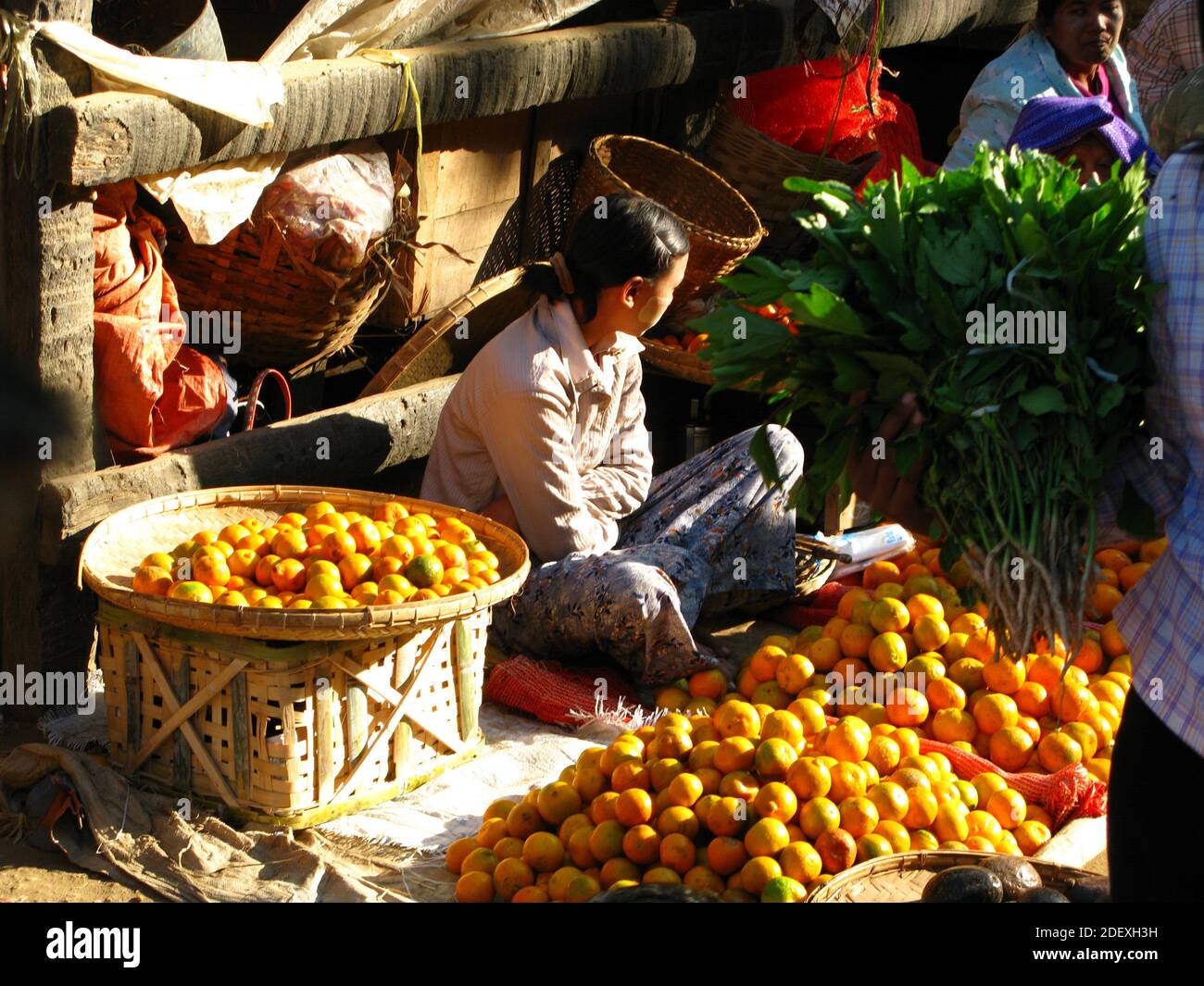 The local market, Bagan, Myanmar Stock Photo - Alamy