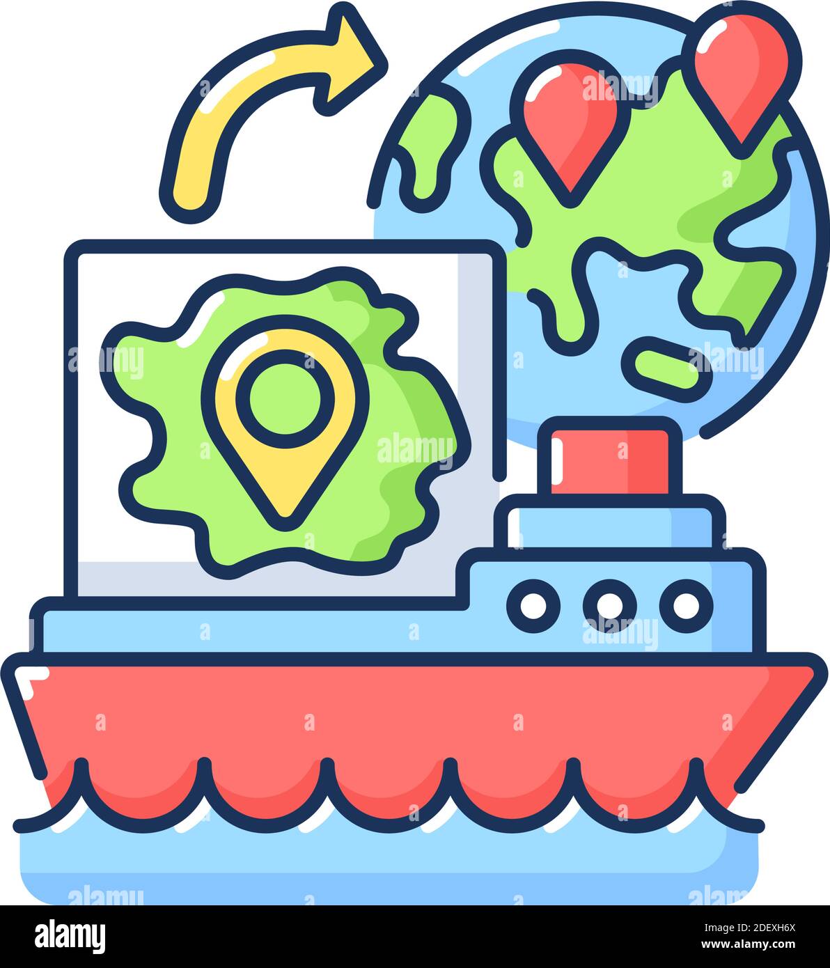 Export cartoon Cut Out Stock Images & Pictures - Alamy