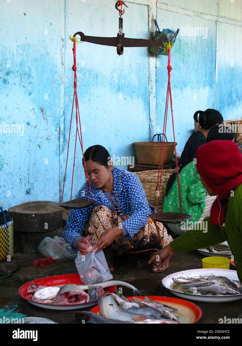 The local market, Bagan, Myanmar Stock Photo - Alamy