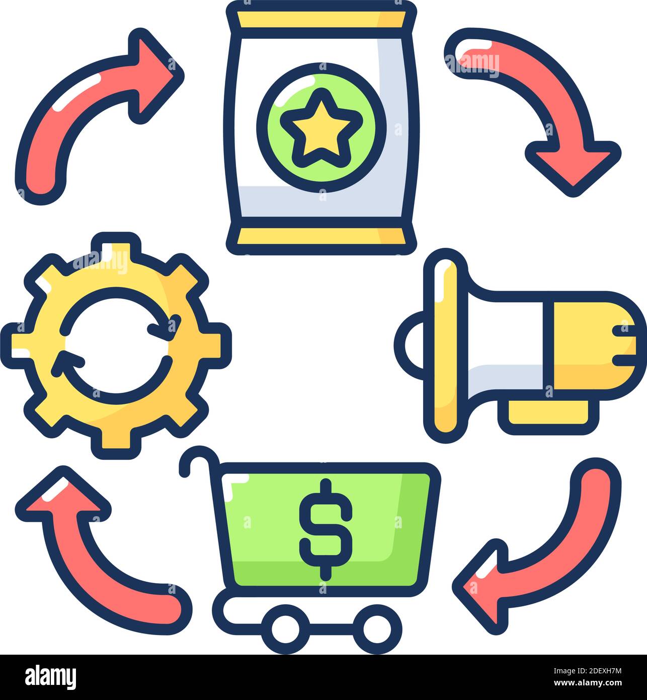 Effective logistics Cut Out Stock Images & Pictures - Alamy