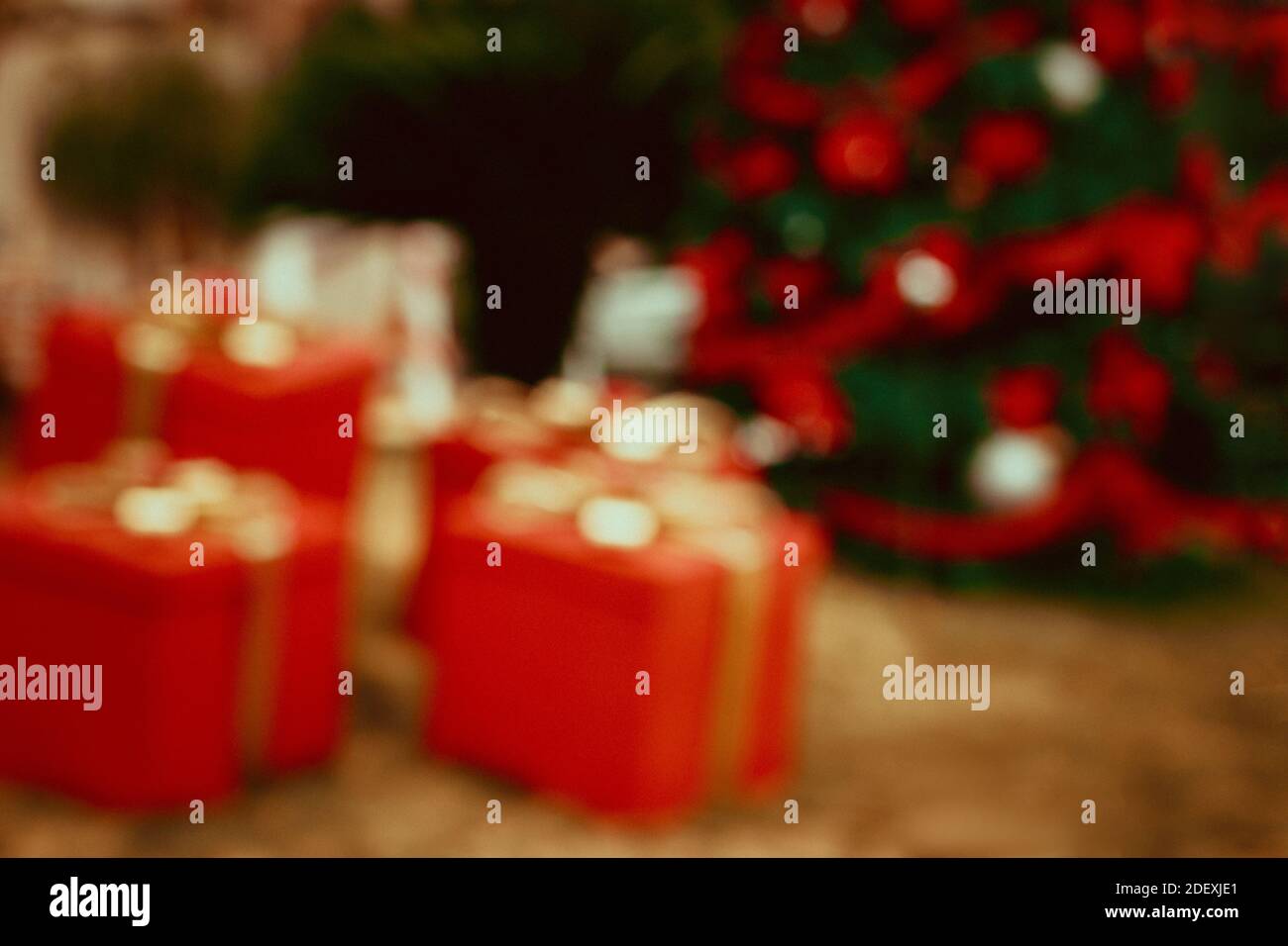 Christmas blurry modern background template. Holiday glow background ...