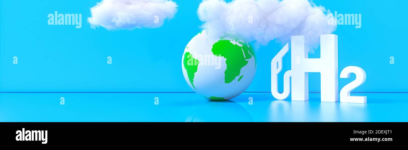 Blue Hydrogen filling H2 Gas Pump station icon isolated on background ...