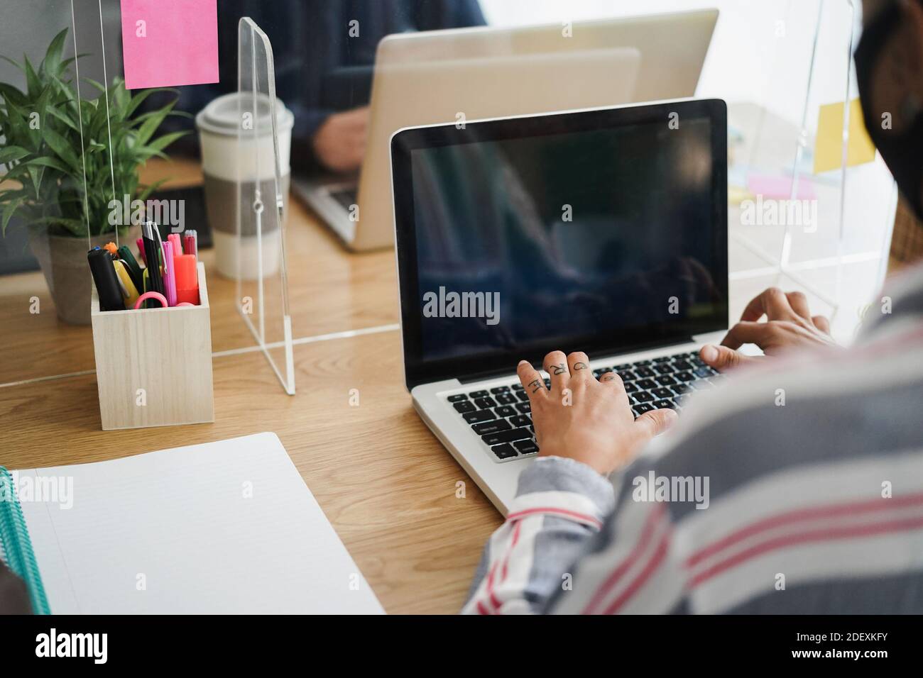 Mask left on table hi-res stock photography and images - Alamy