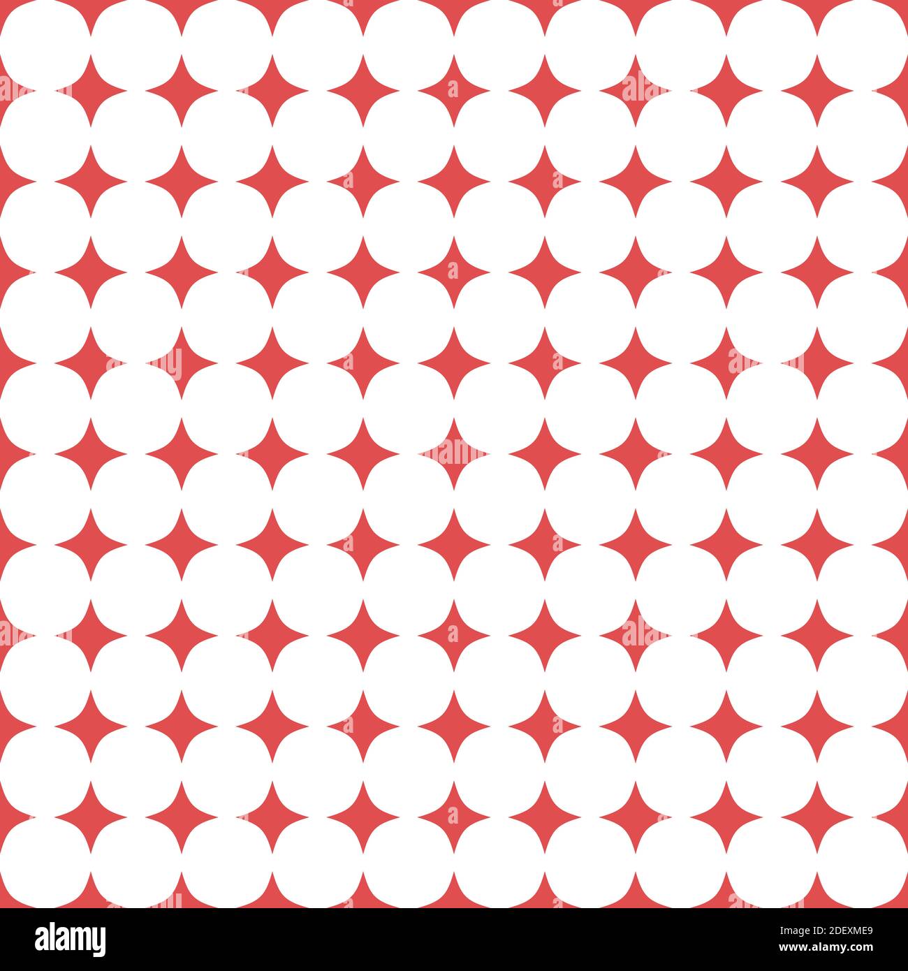 Seamless Modern Pattern With Red Stars Stock Photo - Alamy