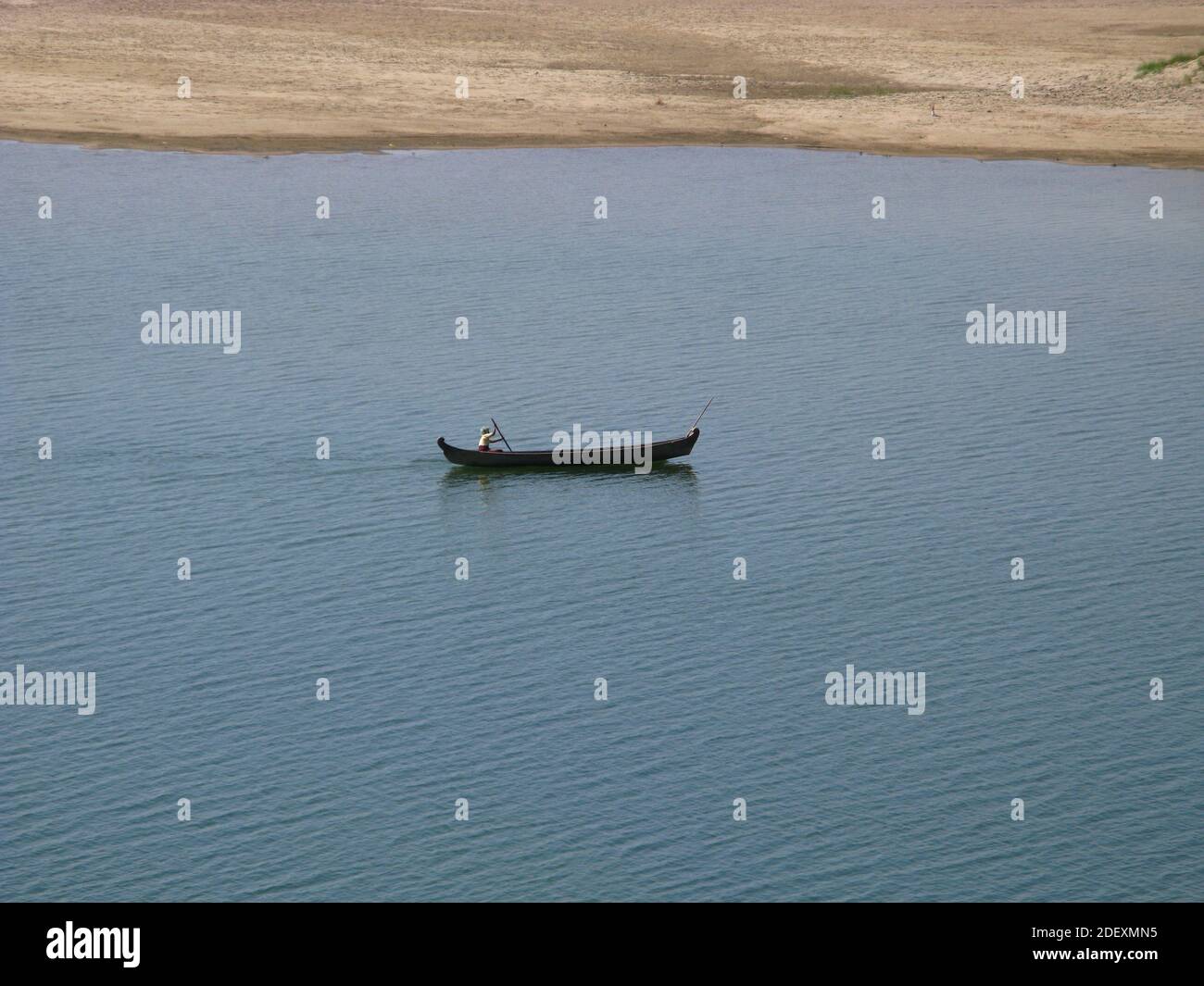 Irrawaddy river myanmar boat stupa hi-res stock photography and images ...