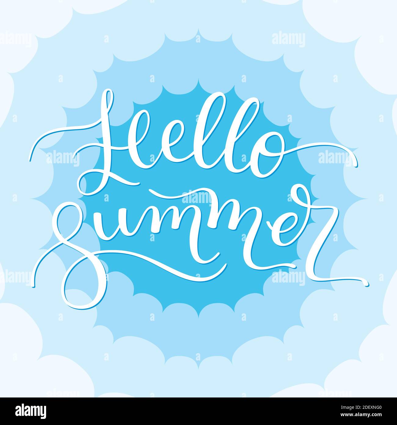 Summer letter summertime background Stock Vector Images - Alamy