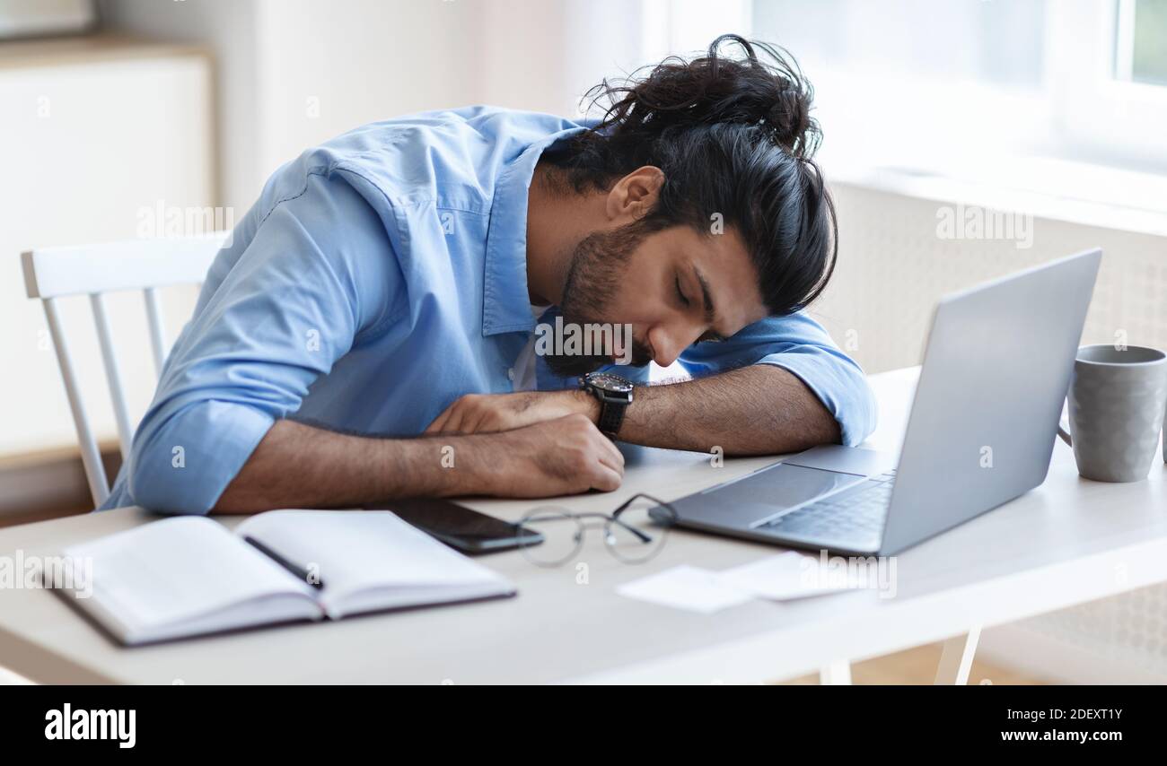 People Sleeping At Work