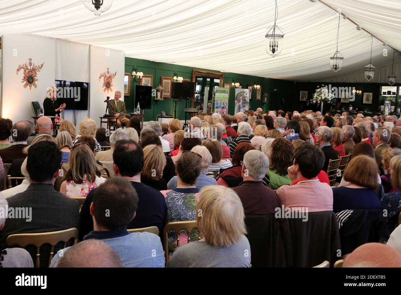 Joanna Lumley OBE at the Boswell Book Festival Dumfries House, East ...