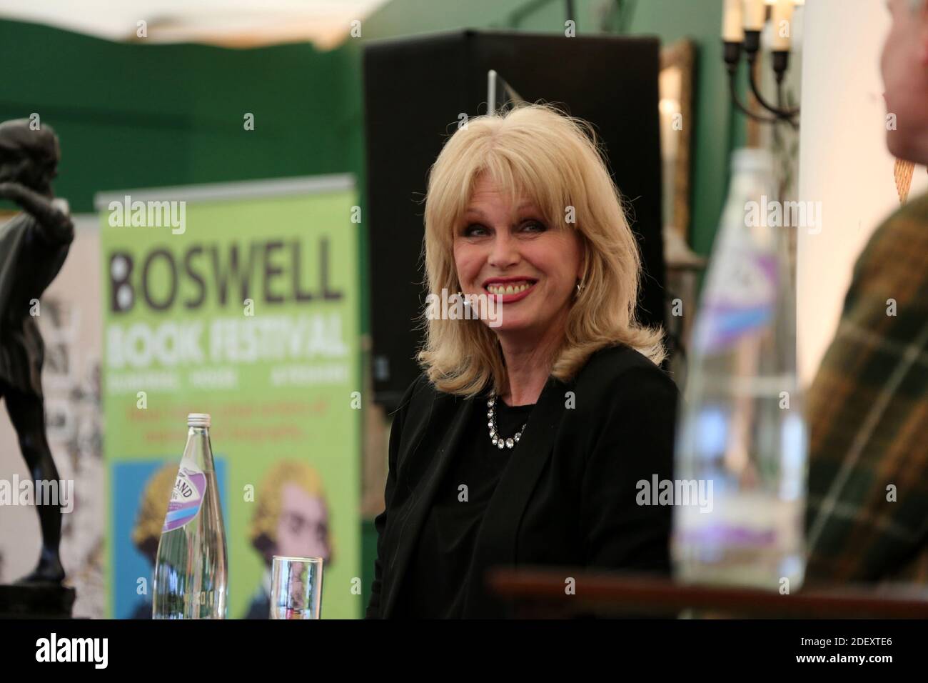 Joanna Lumley OBE at the Boswell Book Festival Dumfries House, East ...