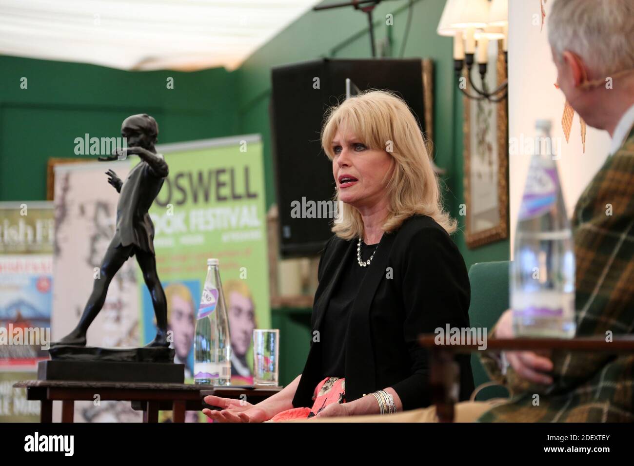 Joanna Lumley OBE at the Boswell Book Festival Dumfries House, East ...