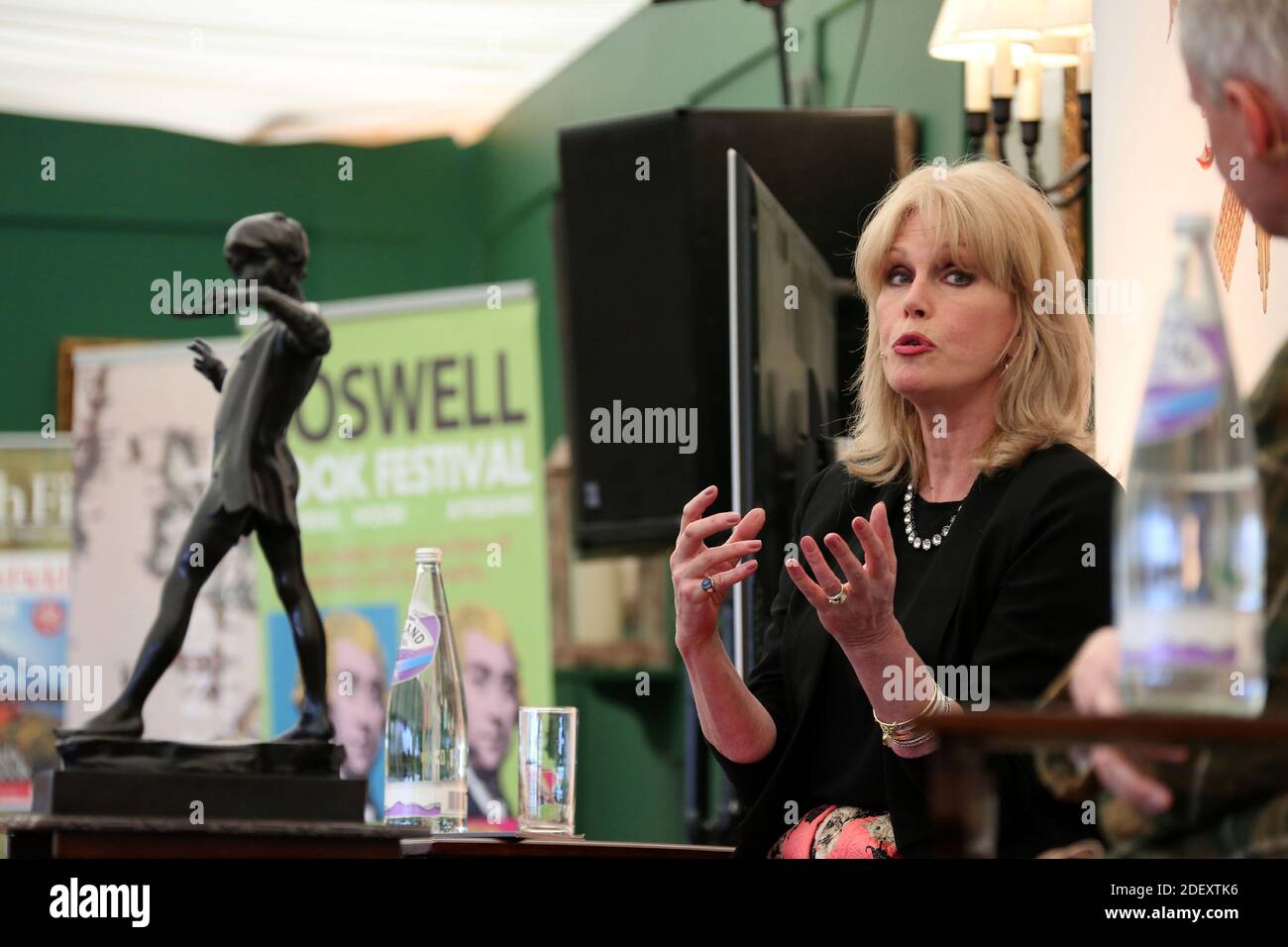Joanna Lumley OBE at the Boswell Book Festival Dumfries House, East ...