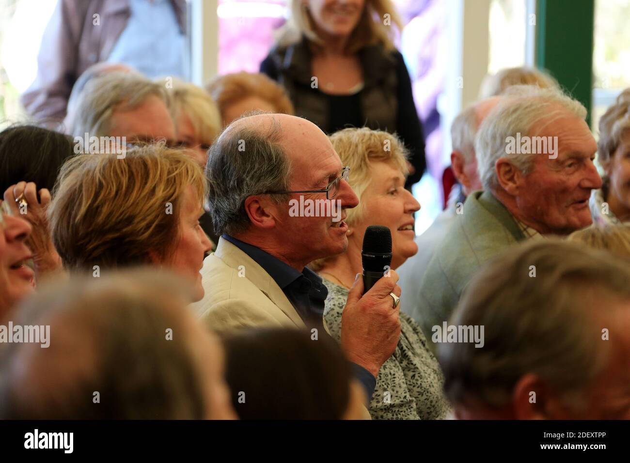 Joanna Lumley OBE at the Boswell Book Festival Dumfries House, East ...