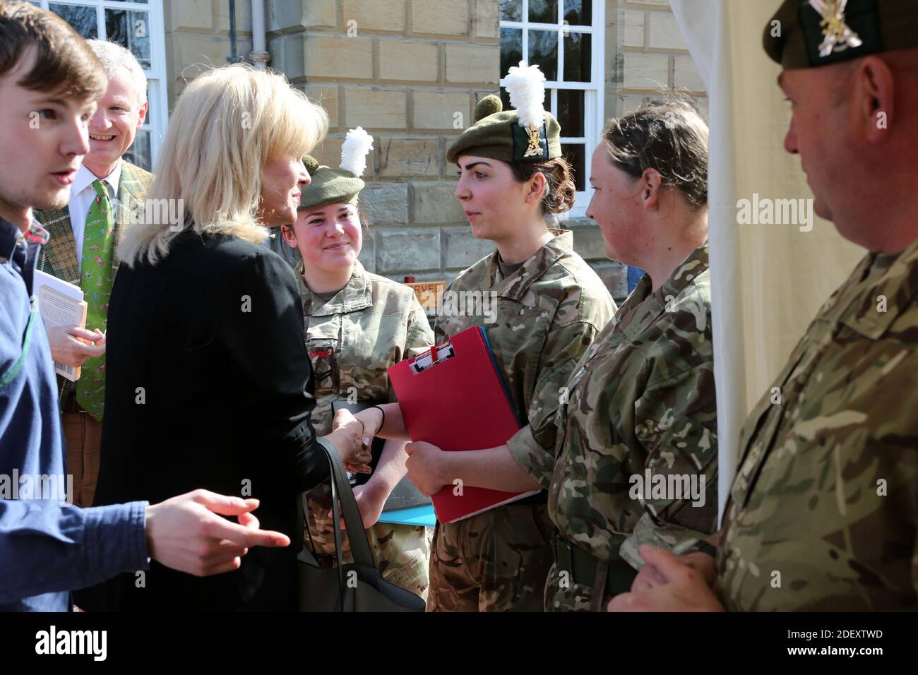 Joanna Lumley OBE at the Boswell Book Festival Dumfries House, East ...
