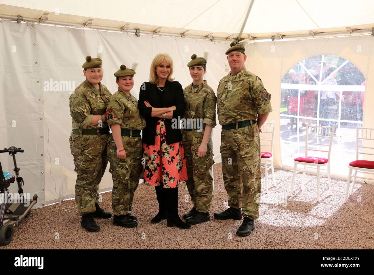 Joanna Lumley OBE at the Boswell Book Festival Dumfries House, East ...