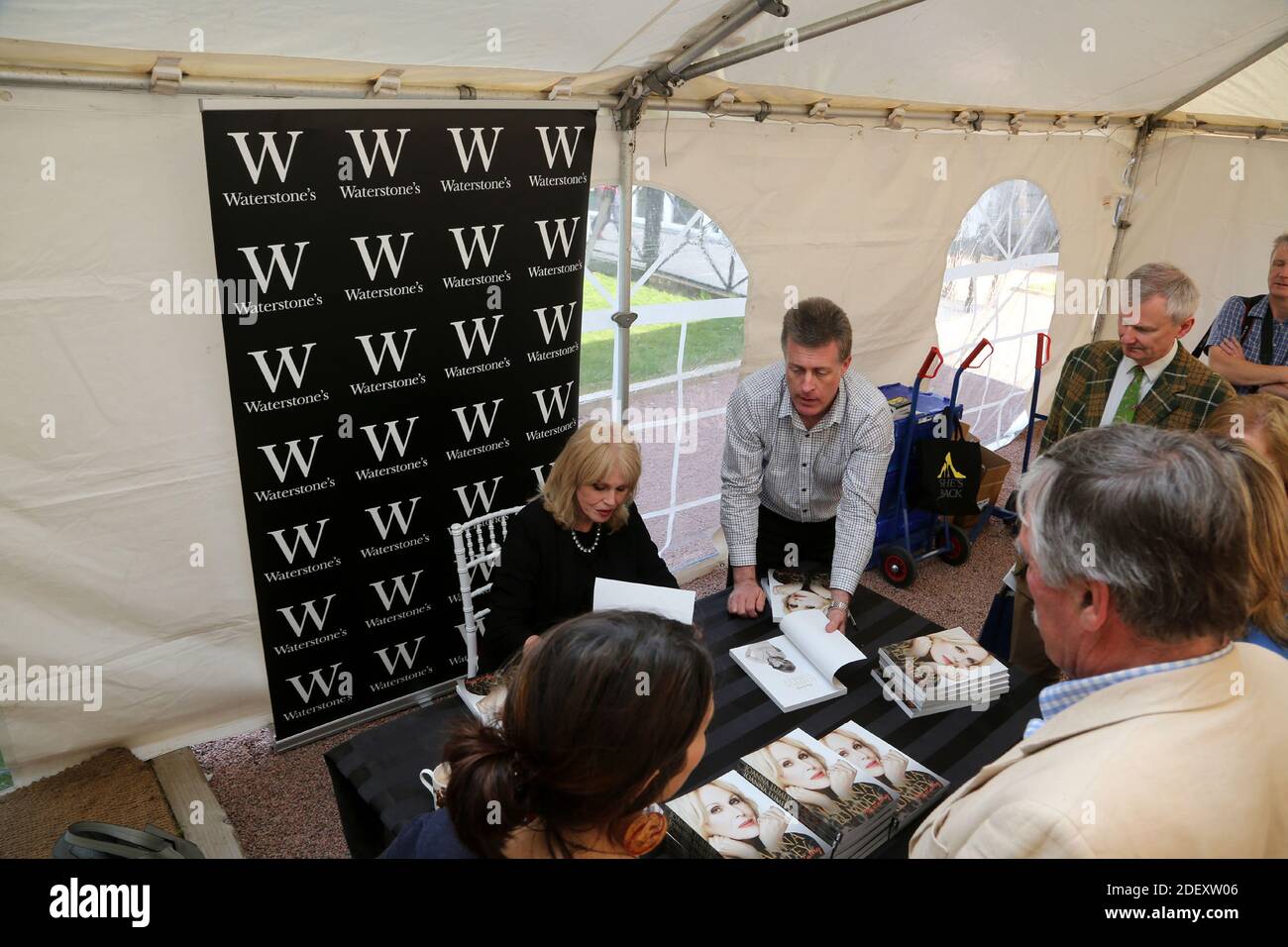 Joanna Lumley OBE at the Boswell Book Festival Dumfries House, East ...