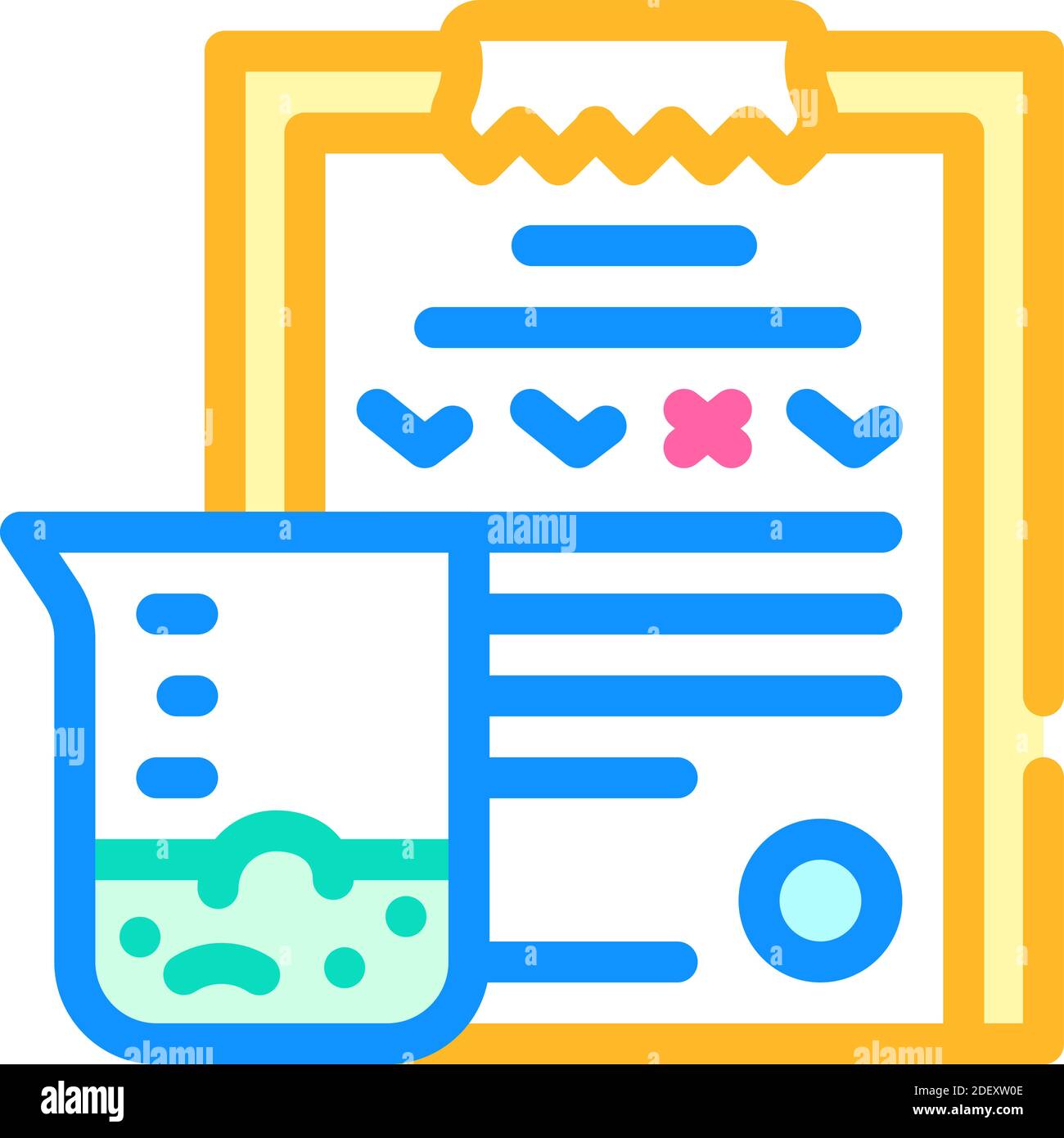 soil analysis color icon vector illustration flat Stock Vector Image ...