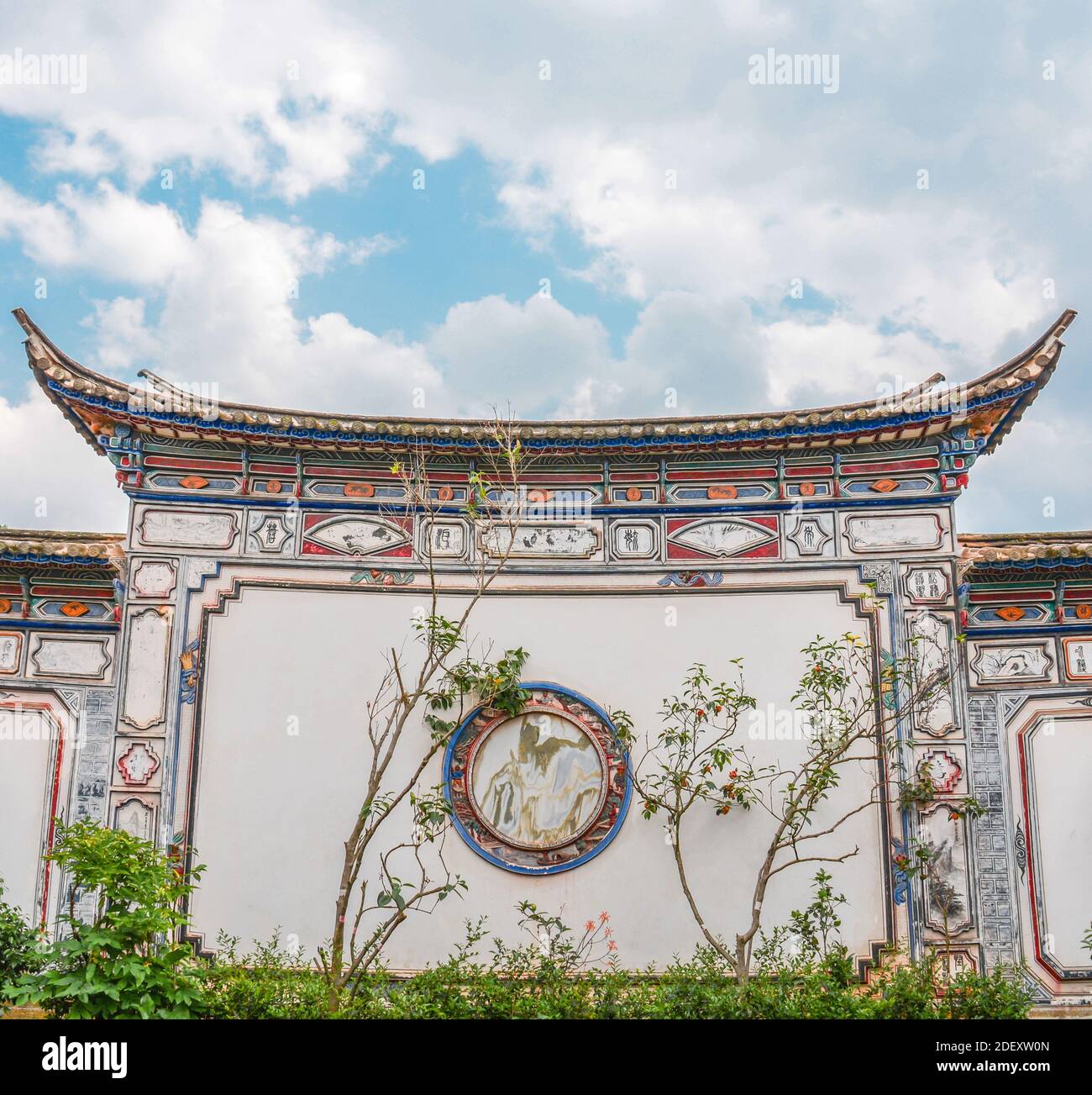 Unique walls of ethnic minority buildings Stock Photo - Alamy