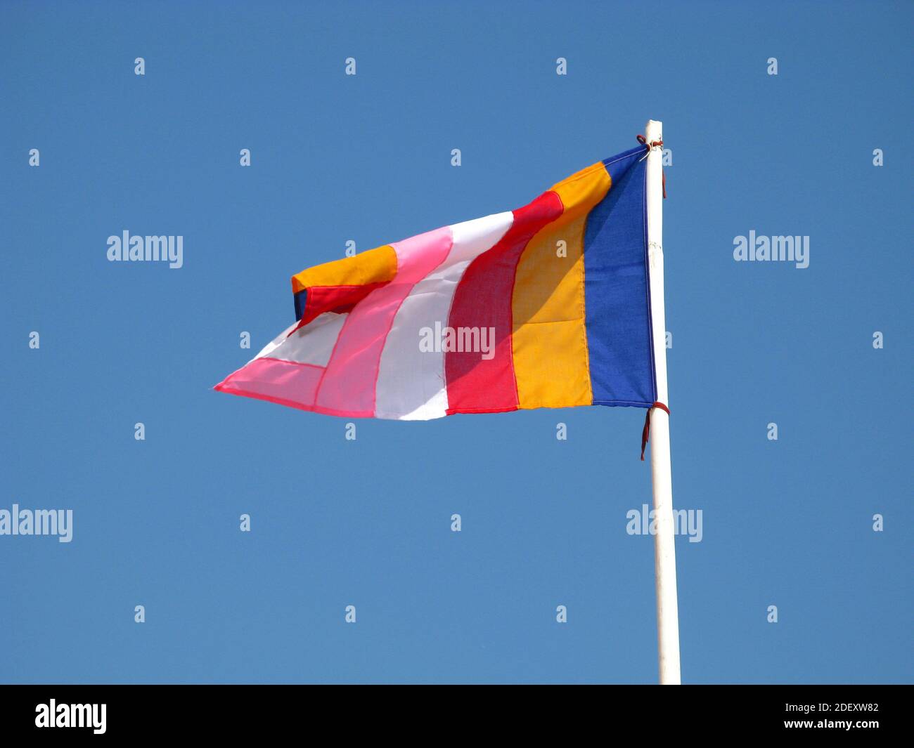 The flag in ShweguLay Pagoda, Bago city, Myanmar Stock Photo - Alamy