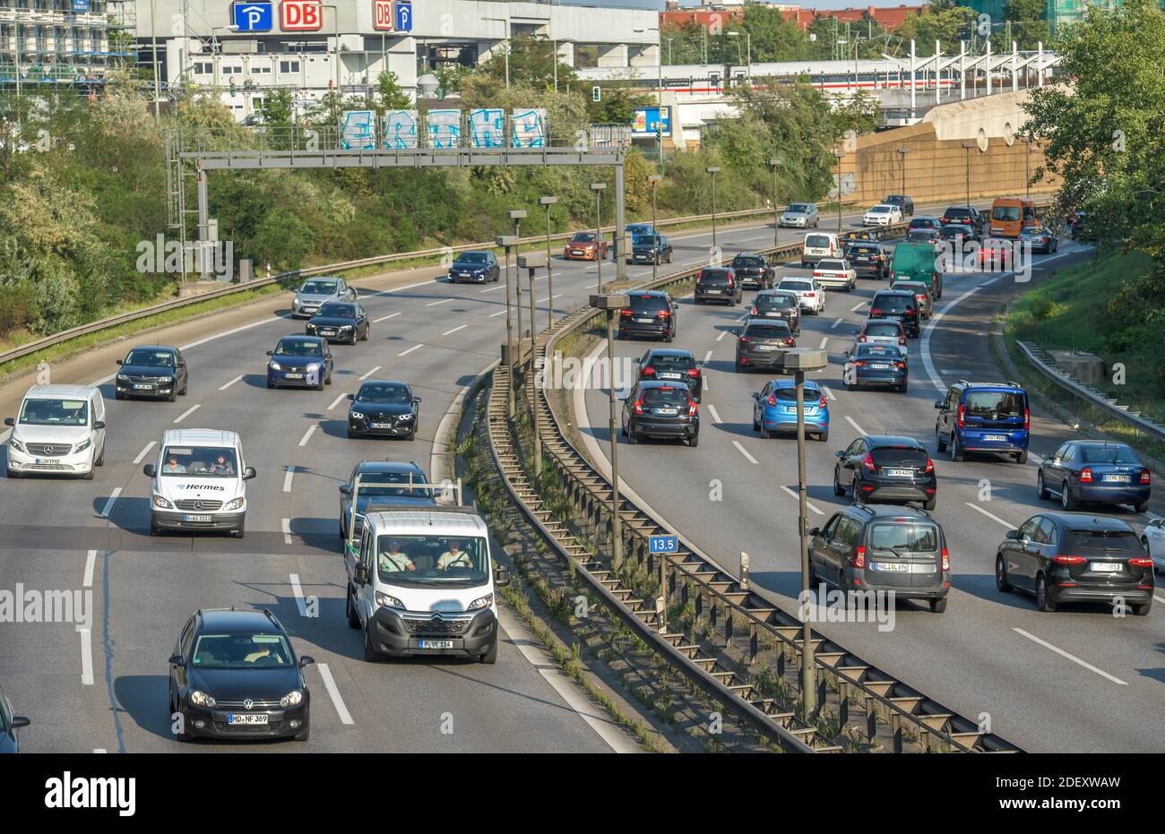 Stadtautobahn A100, Schöneberg, Tempelhof-Schöneberg, Berlin ...