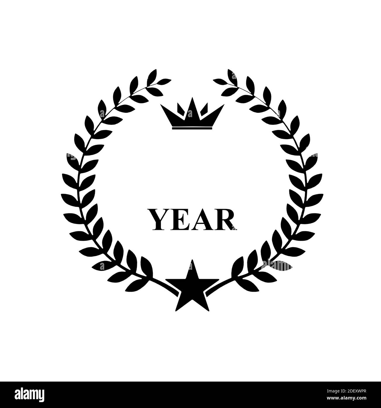 years old anniversary , luxurious logo Golden Stock Photo - Alamy