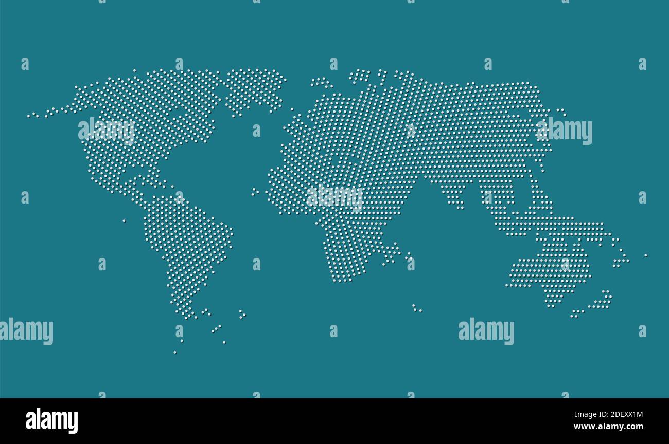 World Map Illustration Stock Photo - Alamy