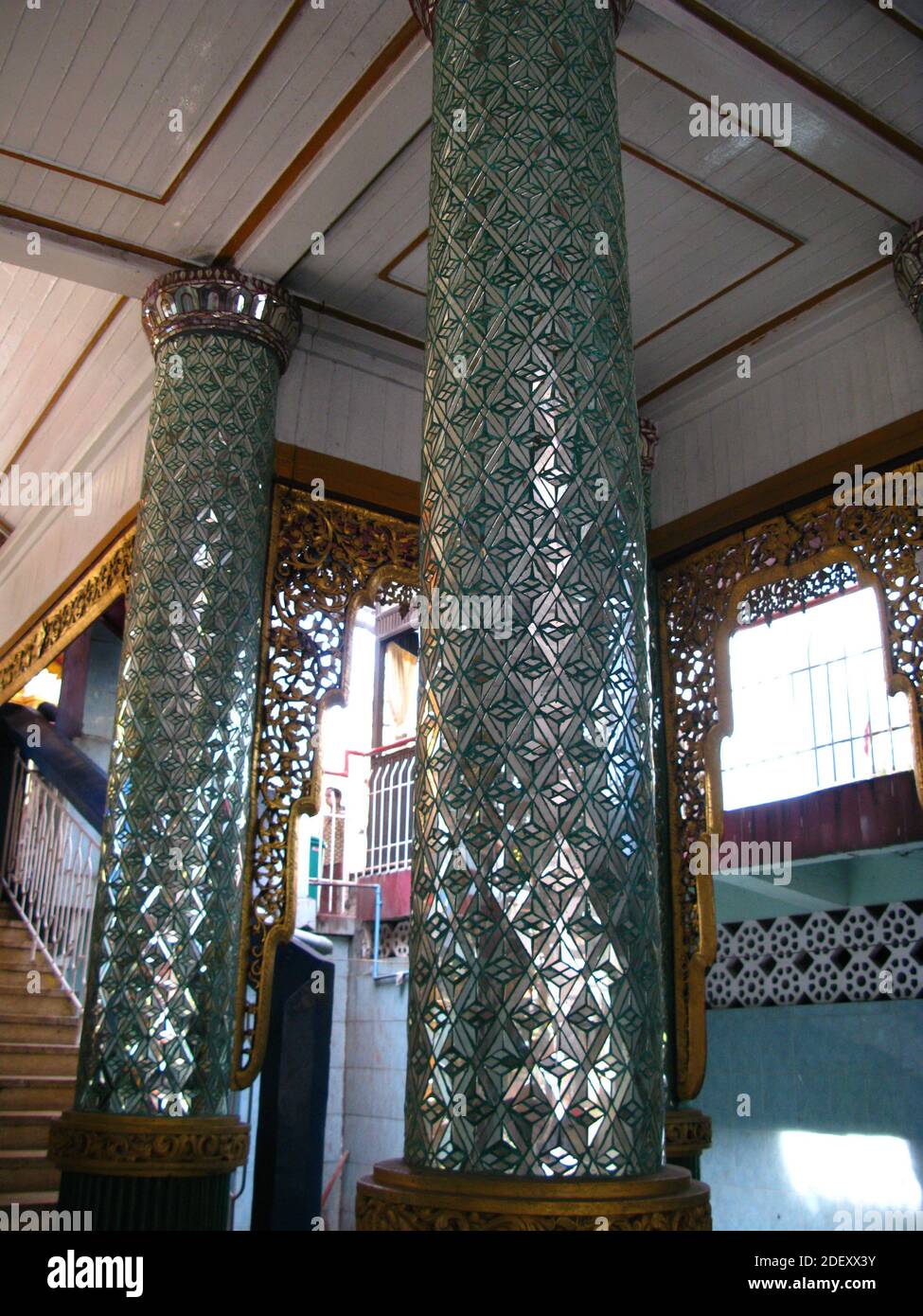 The ancient temple in Yangon, Rangoon, Myanmar Stock Photo - Alamy
