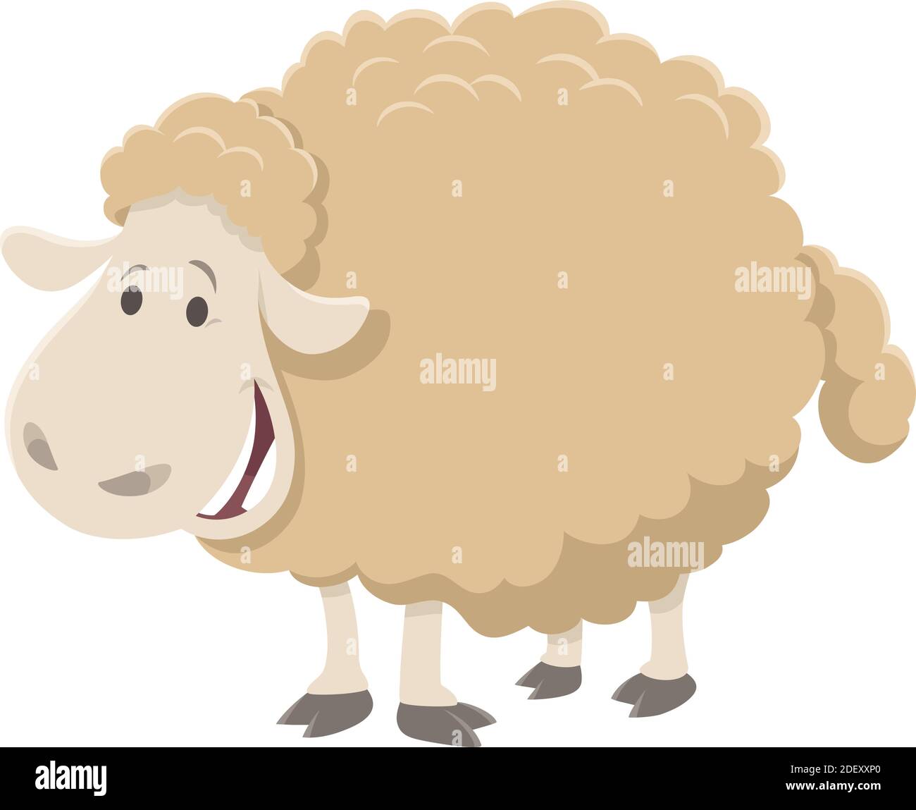 Funny lamb character Stock Vector Images - Alamy