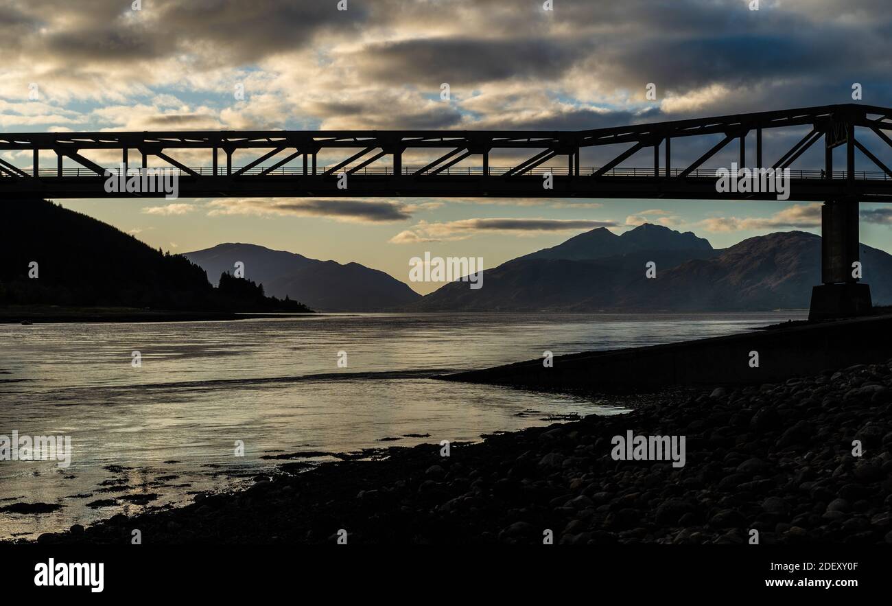 ballachulish bridge at dusk Stock Photo - Alamy