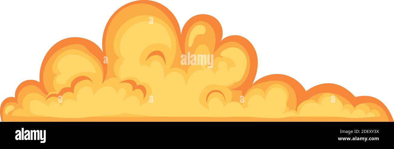 fire cloud on white background Stock Vector Image & Art - Alamy