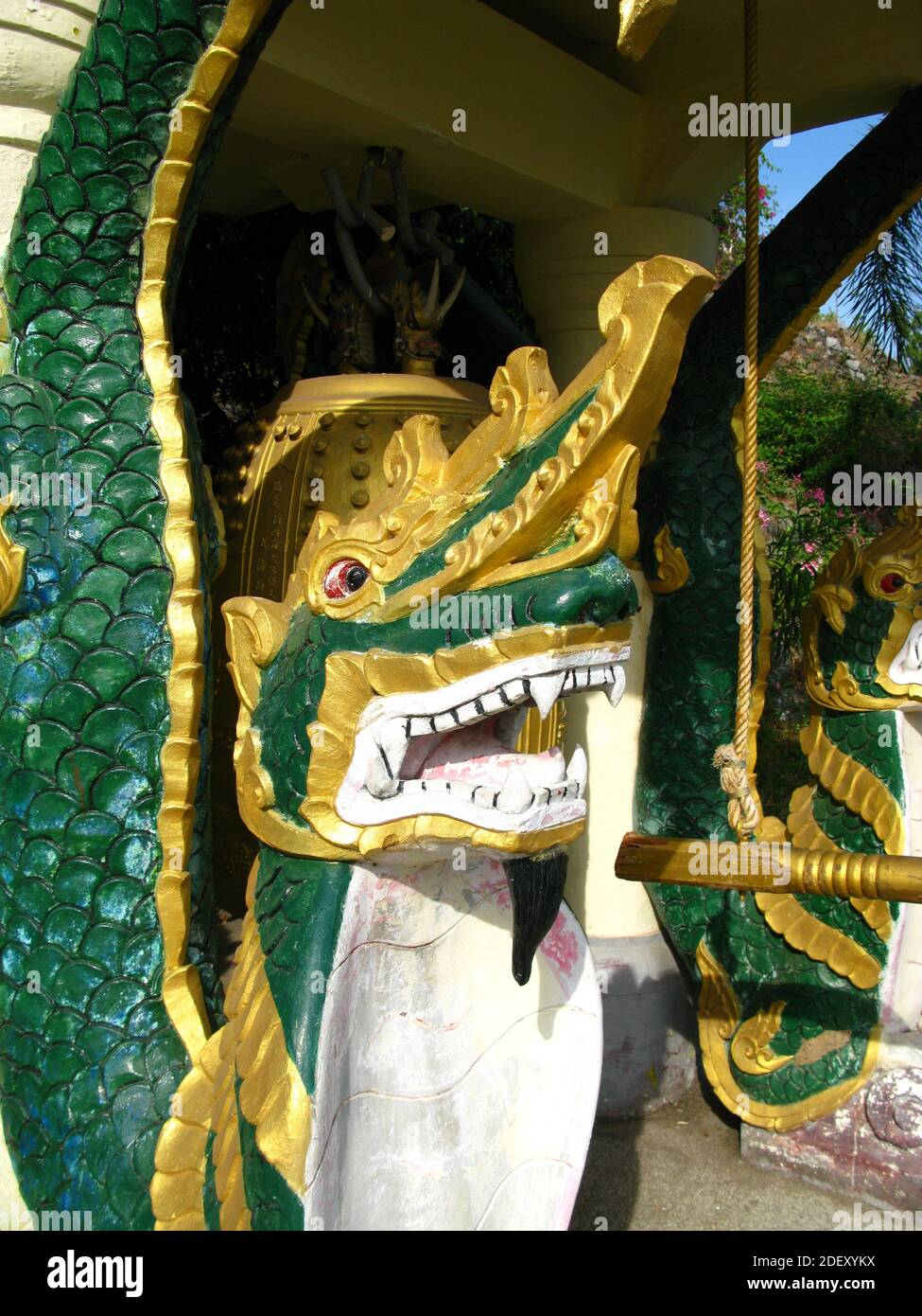 The ancient temple in Yangon, Rangoon, Myanmar Stock Photo - Alamy