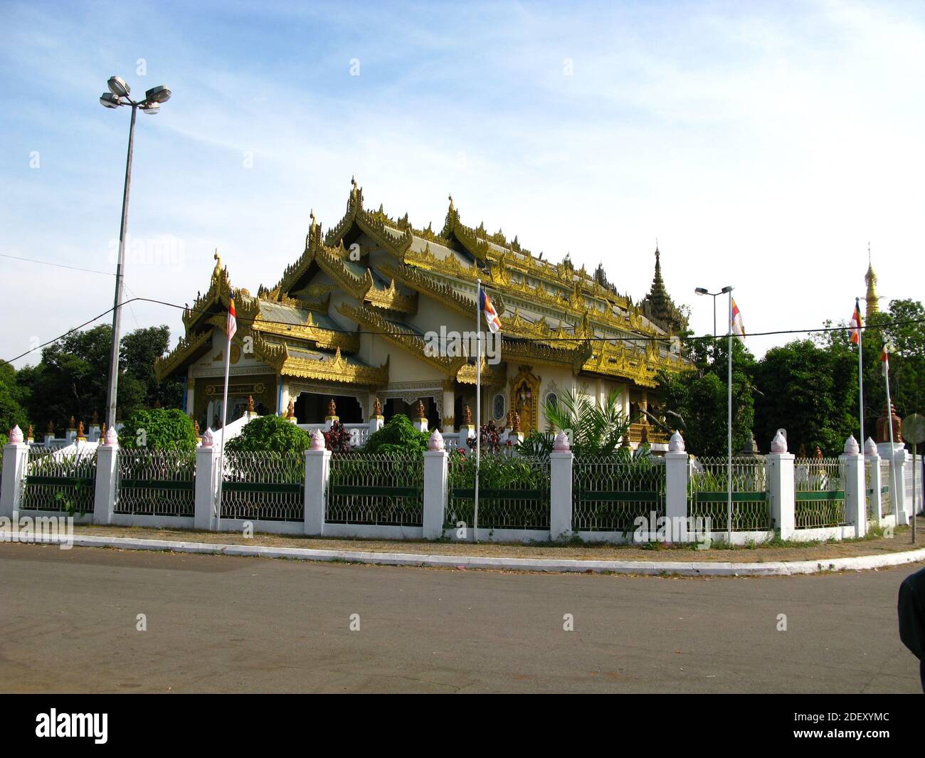 The ancient temple in Yangon, Rangoon, Myanmar Stock Photo - Alamy