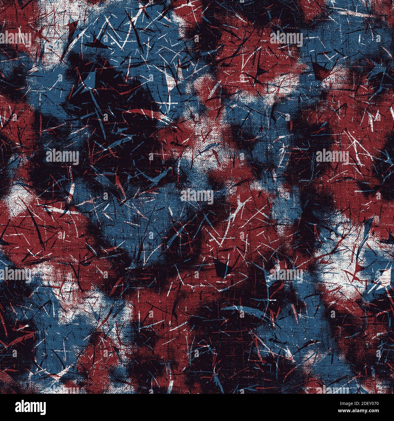 Seamless abstract pattern in red blue black white Stock Photo - Alamy
