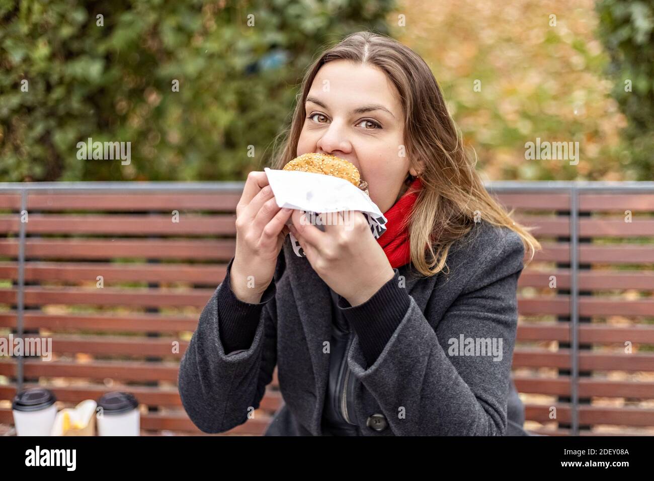 Very hungry woman hi-res stock photography and images - Alamy