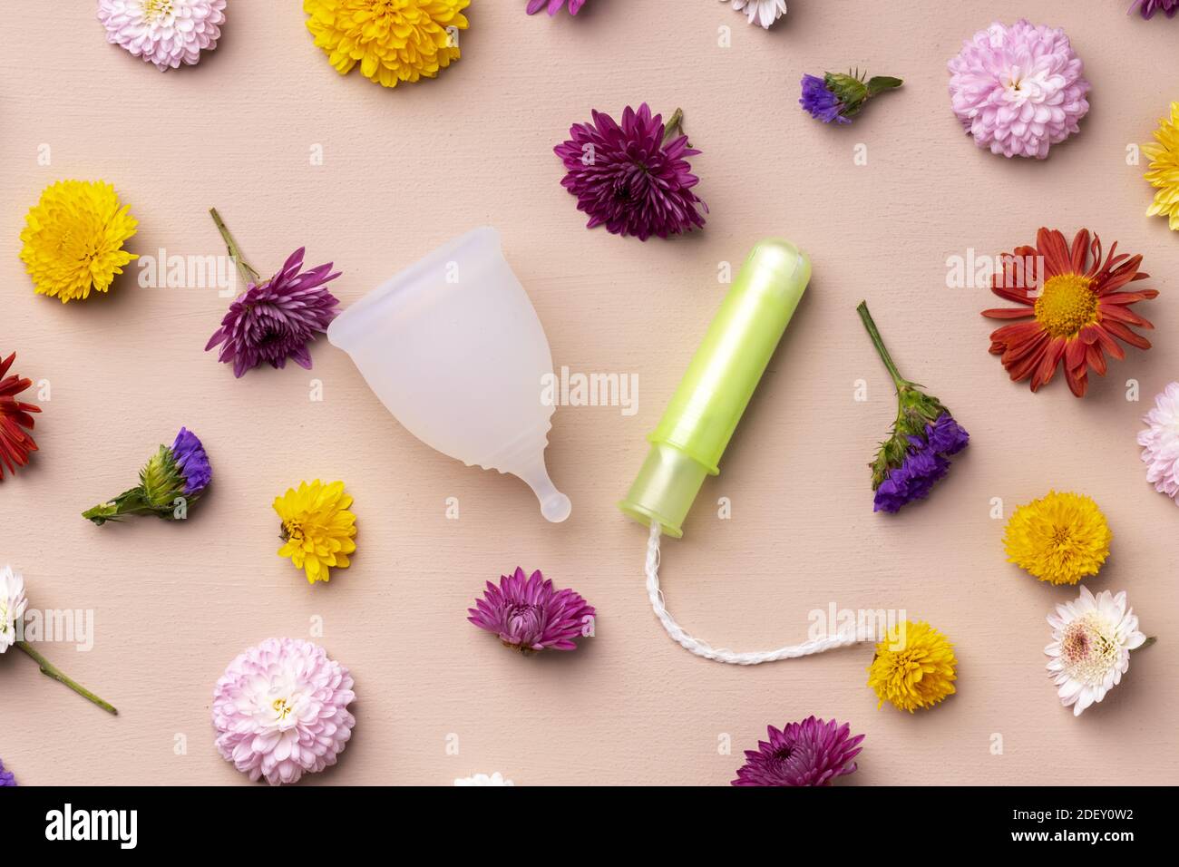 Tampons menstrual cup on hi-res stock photography and images - Alamy