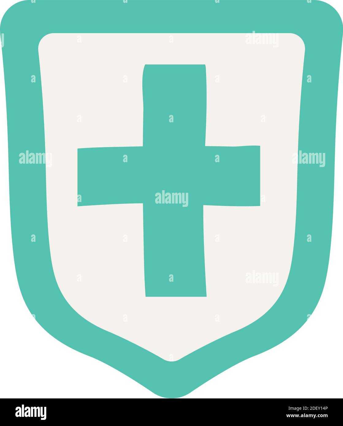 symbol of sanitation and health doodle flat style icon Stock Vector ...