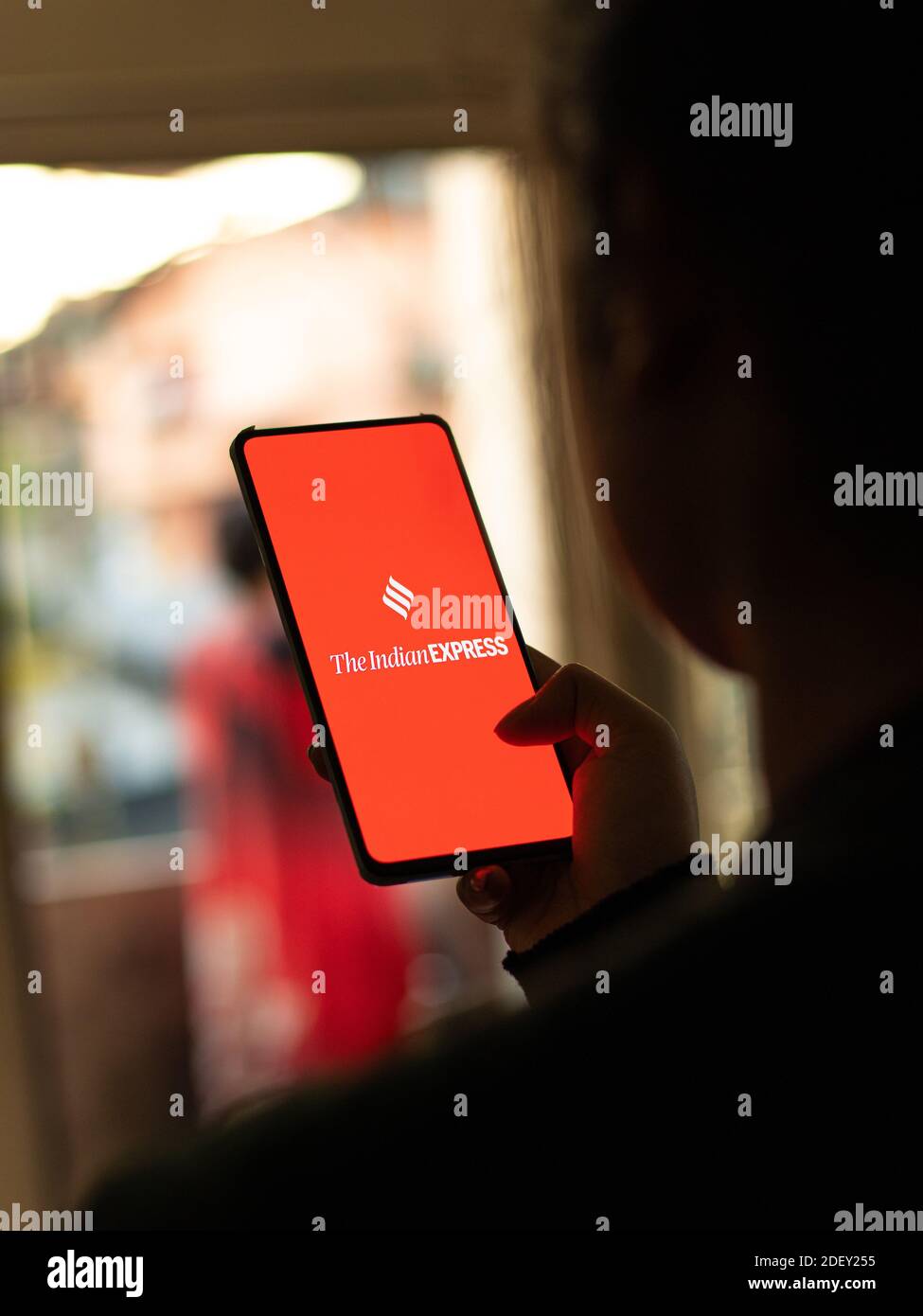 The indian express logo hi-res stock photography and images - Alamy