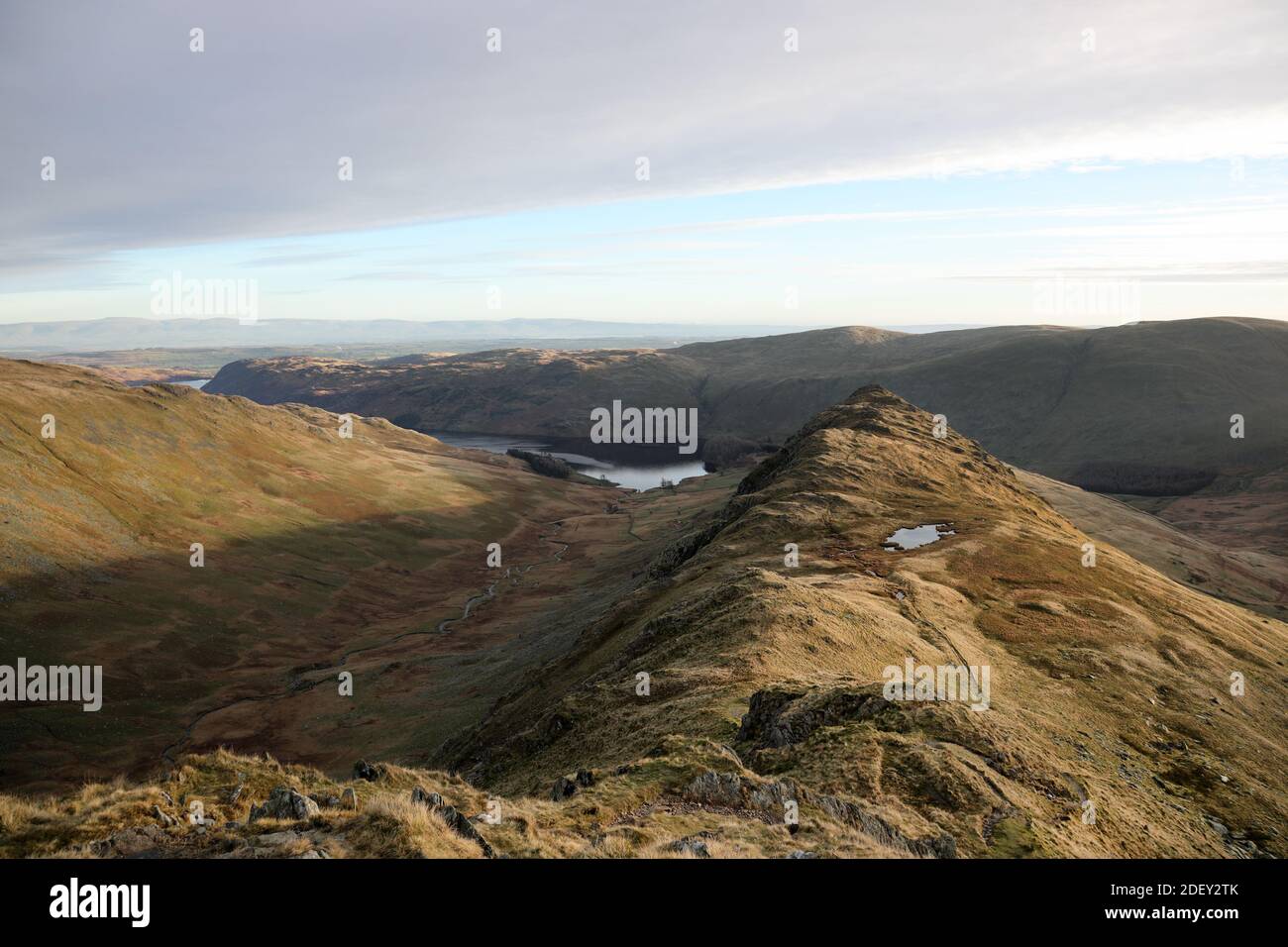 Rough Crag and Riggindale Viewed from Long Stile on the Mountain of ...