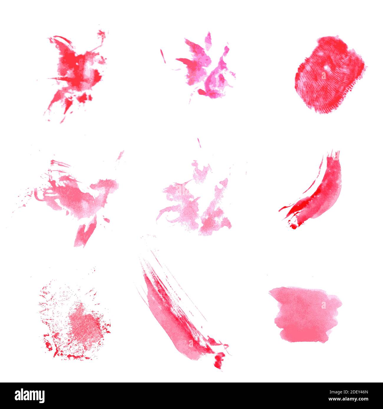 Abstract Splash Set for Design Use. Illustration Stock Photo - Alamy