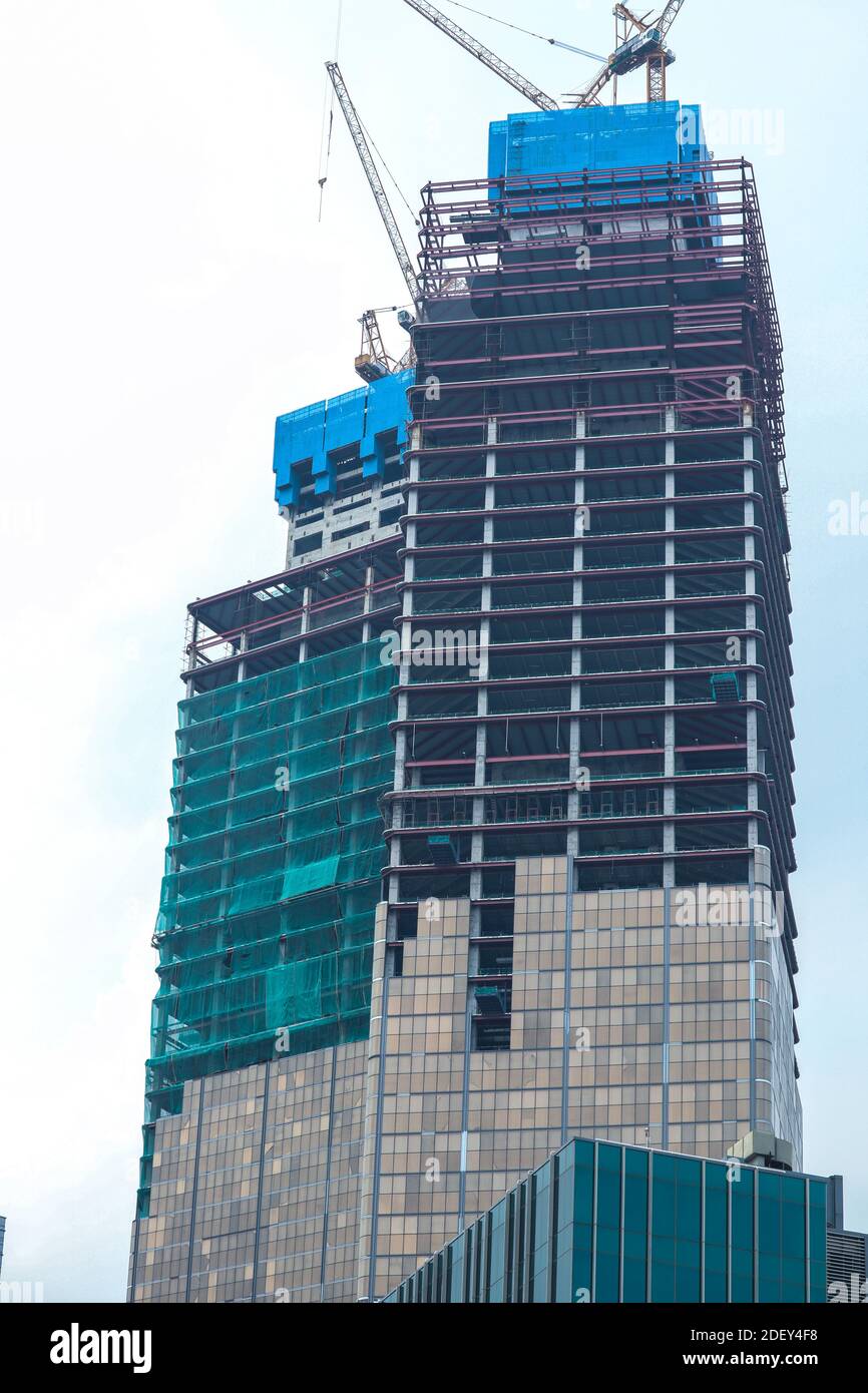 Jakarta / Indonesia - 25 October 2020. The Thamrin Nine Building is ...