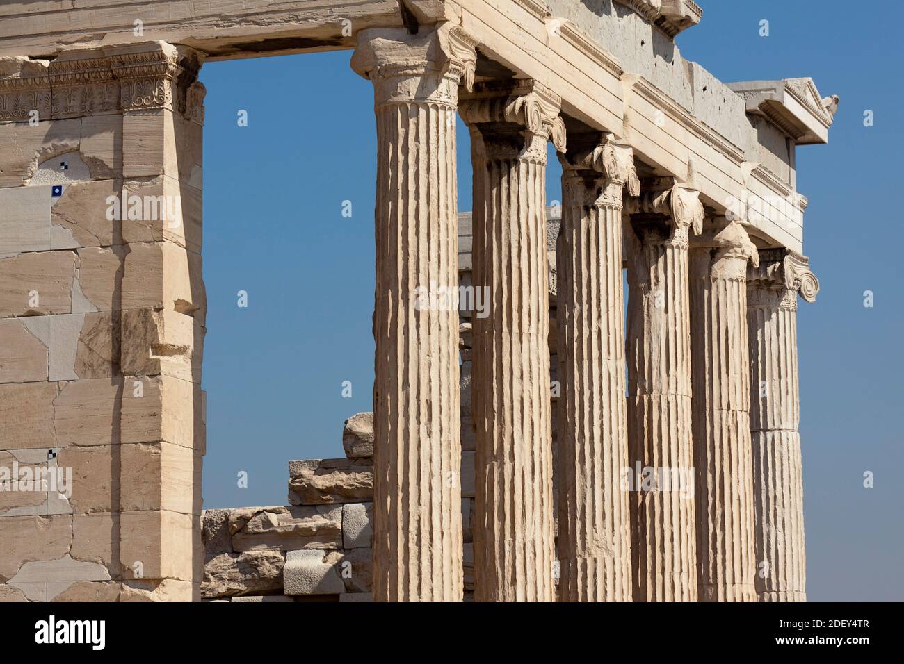 Columns, The Erechtheion (or Erechtheum), Acropolis, Athens, Greece ... Columns, The Erechtheion (or Erechtheum), Acropolis, Athens, Greece ...